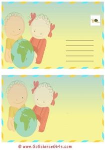Free Postcard Template for Kids (For Christmas, School & Thank You ...