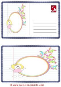 Free Postcard Template for Kids (For Christmas, School & Thank You ...