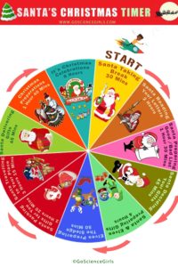 Santa's Christmas Timer : Fun Board Game to Teach Time