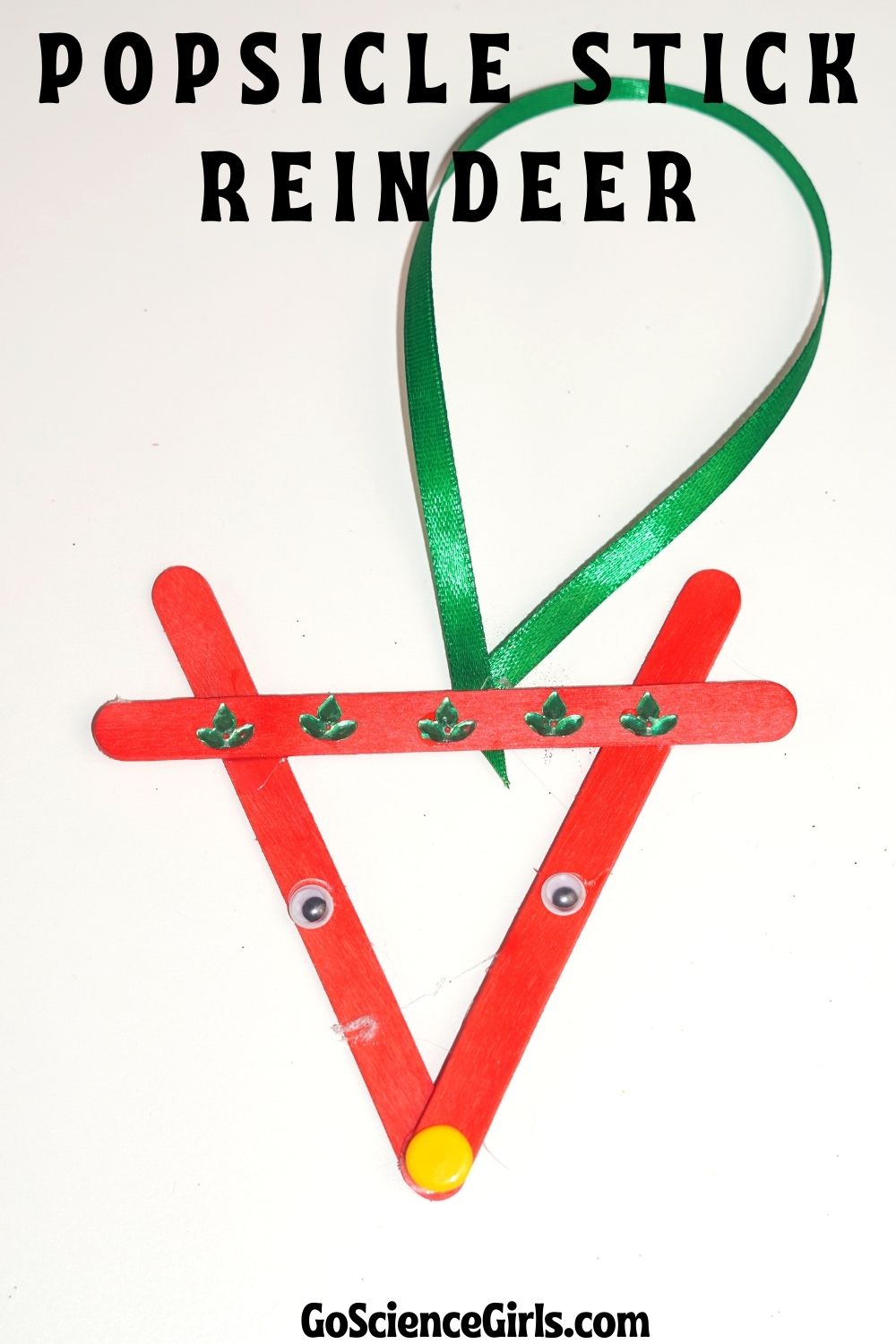 Stunning Popsicle Reindeer Christmas Crafts - Go Science Girls