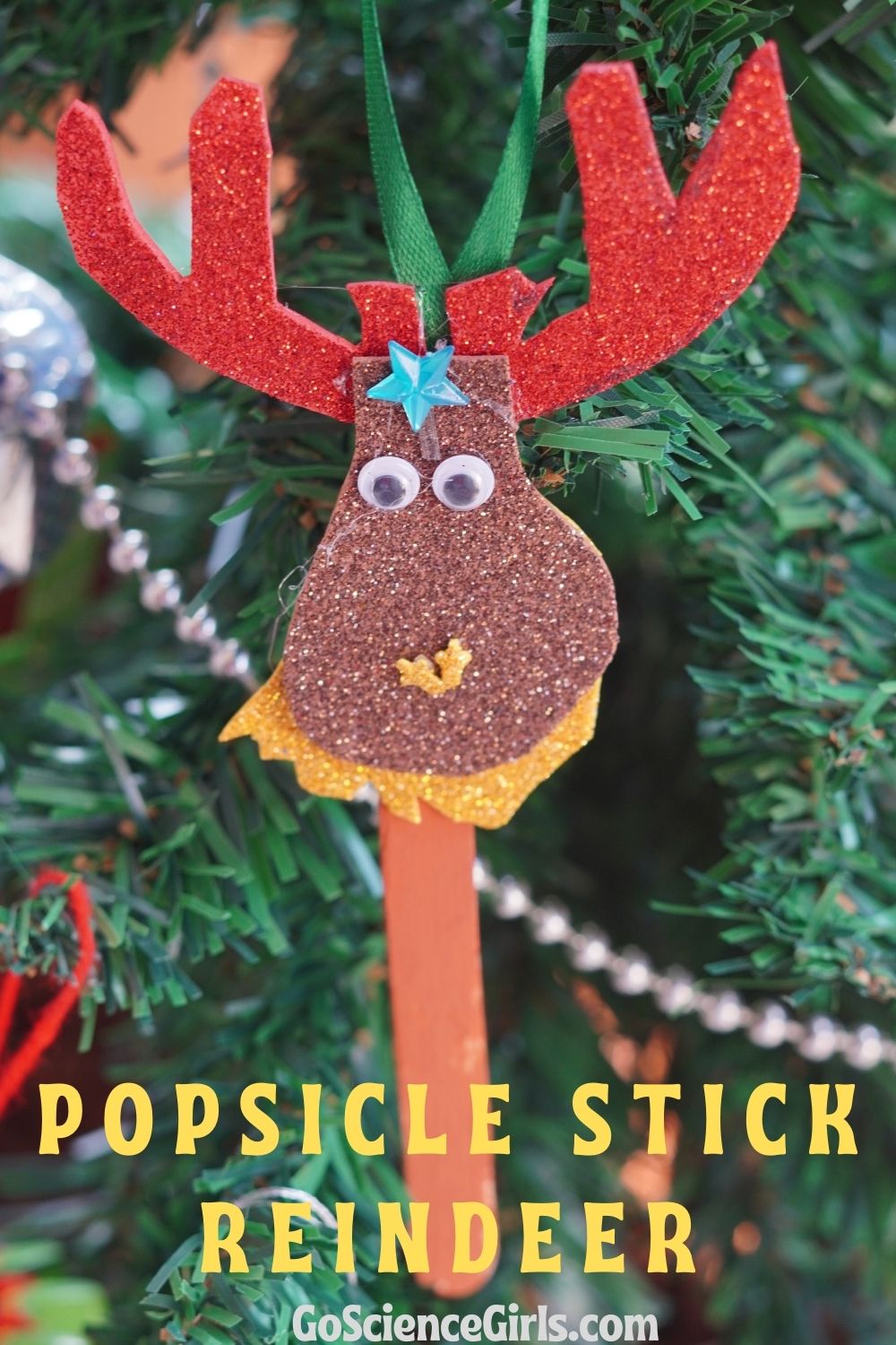 Stunning Popsicle Reindeer Christmas Crafts - Go Science Girls