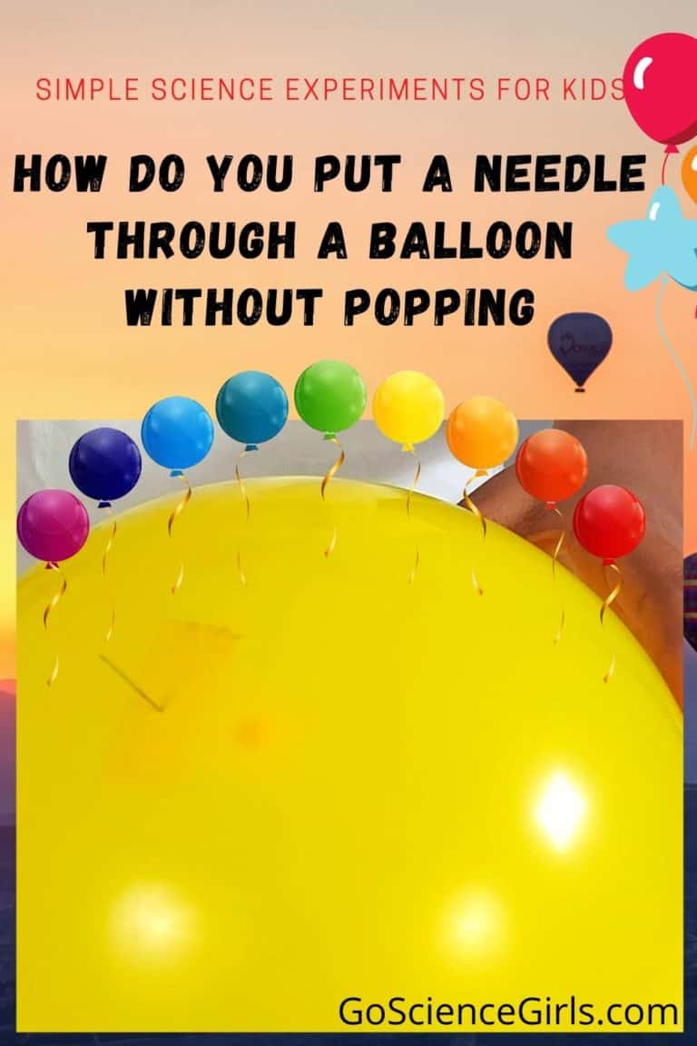 How do you put a Needle Through a Balloon Without Popping
