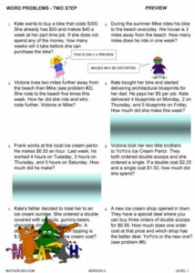 Word Problems Worksheets - Challenges Students' Reasoning And Problem ...